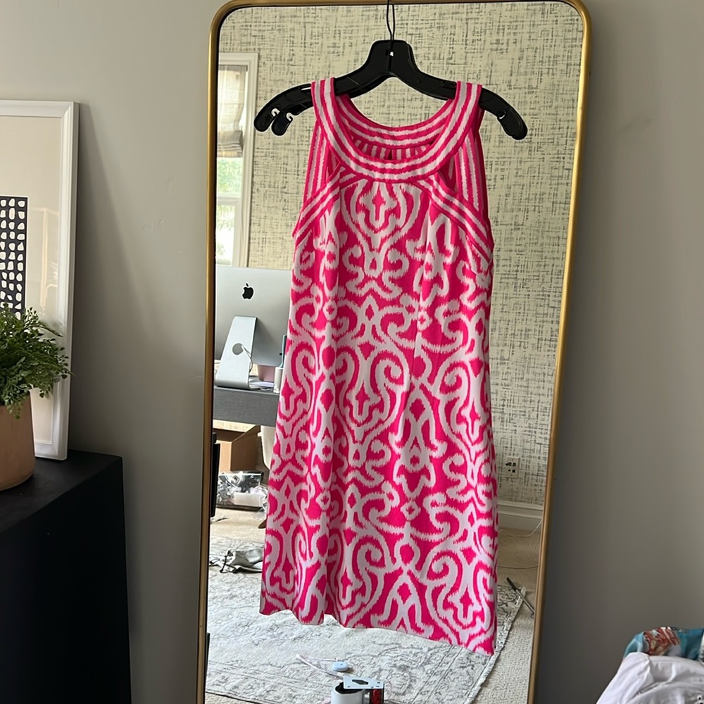 Gretchen Scott Pink And White Dress - Gem